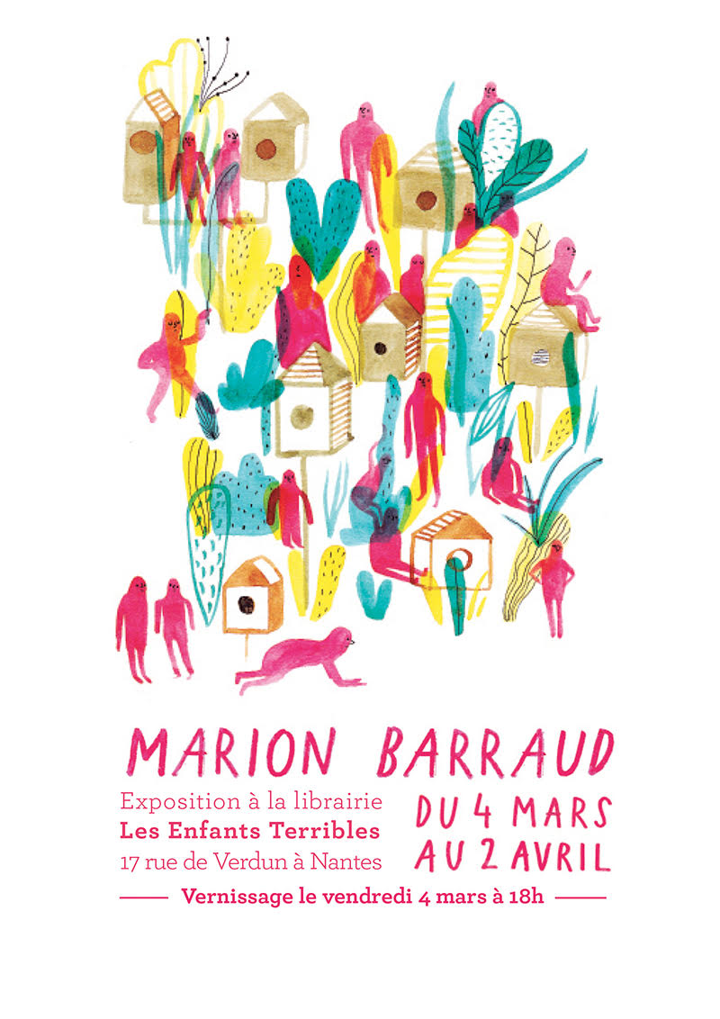 Marion Barraud expose ses dessins à Nantes | le diplodocus